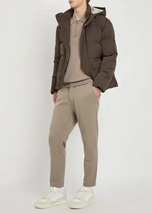 RAITH Tapered-leg Woven Trousers - Grey
