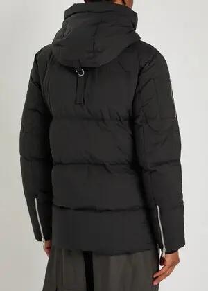Moose Knuckles Everest 3q Shell Puffer Coat - Black