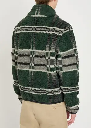 Polo Ralph Lauren Patterned Fleece Jacket - Charcoal