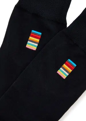Paul Smith Alfie Cotton-blend Socks - Navy