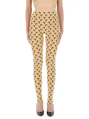 MARINE SERRE Moon" Leggings - Yellow
