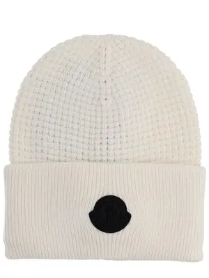 Moncler Woolen Cap - White