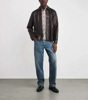Rag & Bone Wool-blend Knitted Short-sleeve Shirt