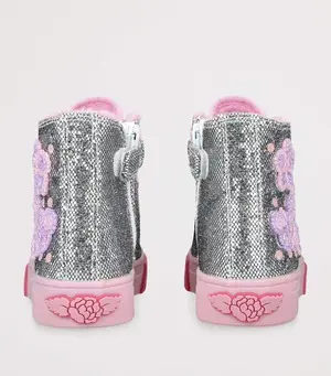 LELLI KELLY Glitter High-top Sneakers