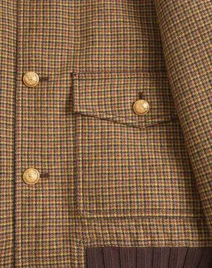 Valentino Garavani Wool Houndstooth Bomber Jacket
