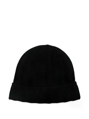 VANISÈ Nadine Wool Beanie Hat - Black