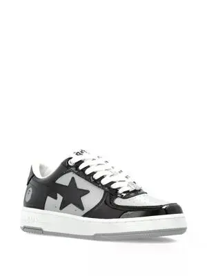 A BATHING APE Sta Panelled Sneakers - Black