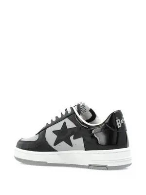 A BATHING APE Sta Panelled Sneakers - Black
