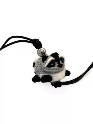 Loewe Racoon Felt Charm