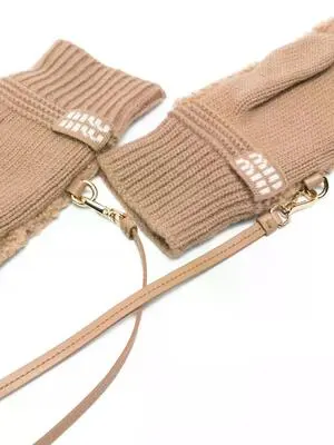 Miu Miu Shearling Gloves