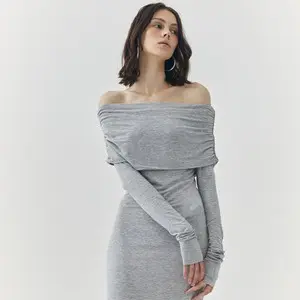 ATS Esme Off-shoulder Maxi Dress