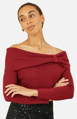 Yumi Off The Shoulder Sweaters For Women