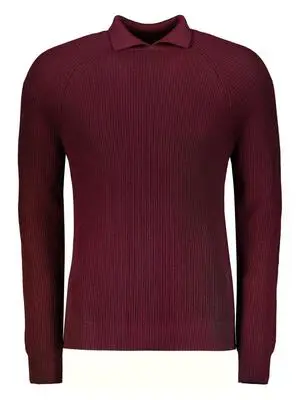 MOORER Ribbed-knit Sweater