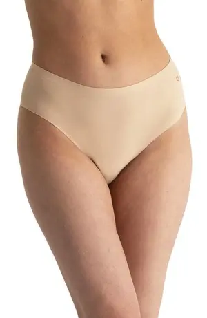 EVELYN & BOBBIE High Waist Thong - Sand