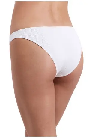 LUMA GOTTEX Emanuelle High Leg Bikini Bottom - White