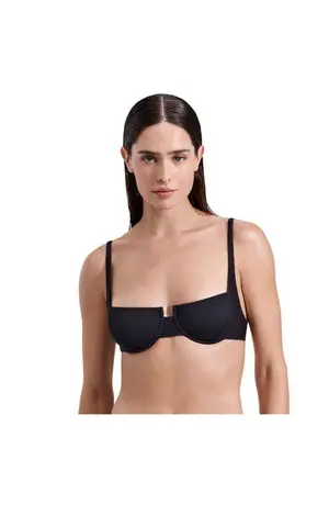 LUMA GOTTEX Emanuelle Underwire Bikini Top - Black