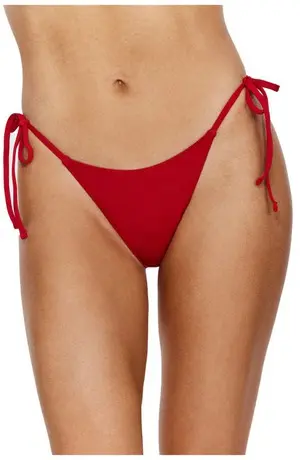 GOTTEX Beach Time Side Tie Bikini Bottom - Red