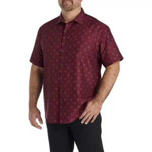 SYNRGY Big & Tall Micro Floral Sport Shirt