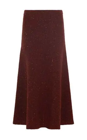 chocolate sequined maxi skirts