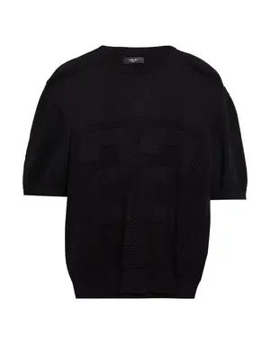 Amiri Knitted Cotton Sweater - Black