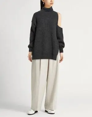 Liu Jo Turtleneck Ribbed-knit Top