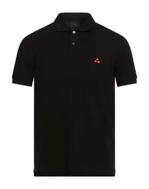 Peuterey Man Polo Shirt Navy Size S Cotton Black