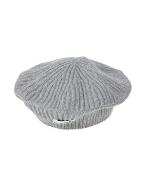 GANNI Knitted Beret - Grey