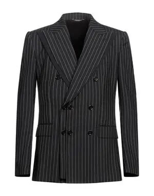 Dolce & Gabbana Virgin Wool Blend Pinstripe Blazer