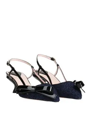 ROGER VIVIER Slingback Pumps - Navy