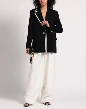 Pinko Crepe Blazer With Lapel Collar