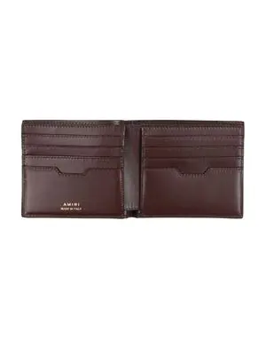 Amiri Wallet Cotton, Linen, Polyurethane - Brown