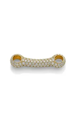 Robinson Pelham 18ct Yellow Diamond Identity Bar - Gold