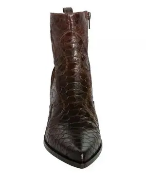 CHUCKIES 75mm Embossed Heeled Boots
