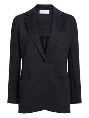 NELLS NELSON Geneve Single-breasted Herringbone Blazer