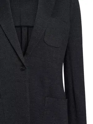 NELLS NELSON Geneve Single-breasted Herringbone Blazer