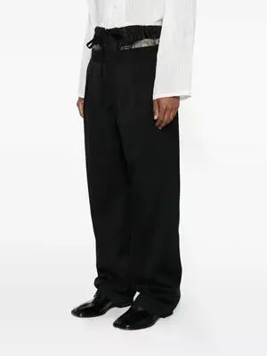 MAISON MARGIELA Pleated Tie Trousers