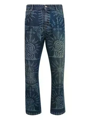 BLUEMARBLE All-over Print Jeans