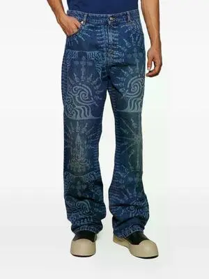 BLUEMARBLE All-over Print Jeans
