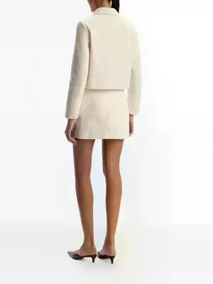 12 STOREEZ Textured Mini Skirt