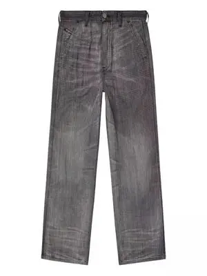 DIESEL Slant Pockets Straight Jeans