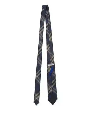 Burberry Check-pattern Silk Tie