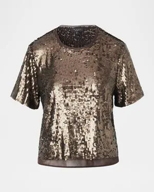 Rag & Bone Lucy Sequined Tee