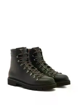 Bally Wandern Round-toe Leather Boots