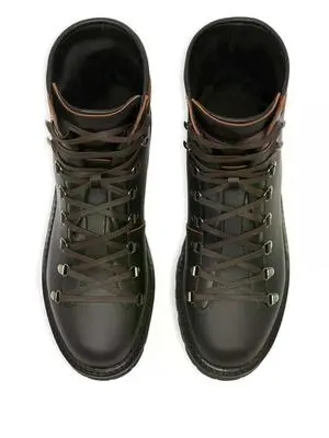 Bally Wandern Round-toe Leather Boots