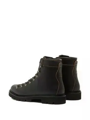 Bally Wandern Round-toe Leather Boots