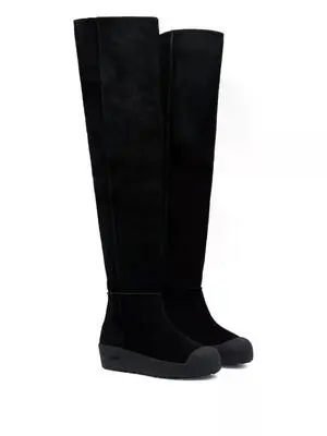 Bally Curling Over-the-knee Boots