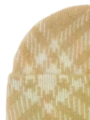 Burberry Check-pattern Beanie - Neutrals