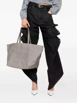 Alexander Wang Embossed Canvas Nylon Tote Bag