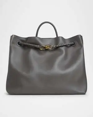 Bottega Veneta Andiamo Leather Top-handle Bag