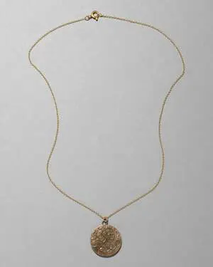 Alexis Bittar Antique 14k Fill Locket Necklace - Gold